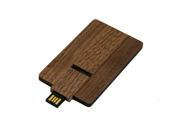 USB-флеш-накопитель centersuvenir Деревянная флешка визитная карточка ...