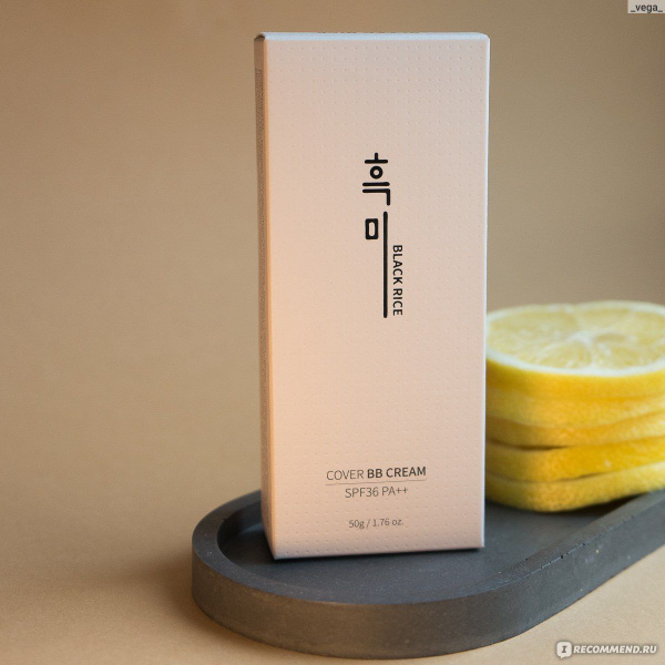 BB крем для лица Black Rice Cover BB Cream SPF36 PA++ 50ml Тон № 21 ...