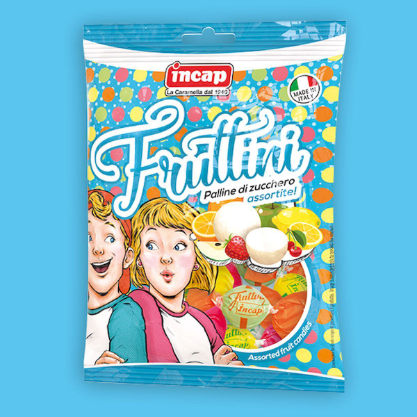 Конфеты Фруттини 80 г Fruttini, Incap (PopArt) Венето, Италия, Без ...