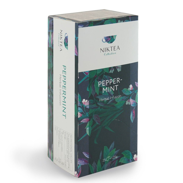Чай травяной Niktea Peppermint 1,75 гр. 25 пак. - купить с доставкой по ...