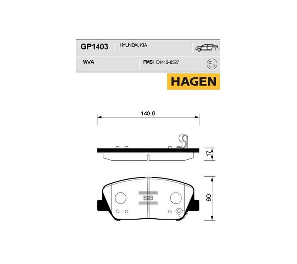 Колодки тормозные Sangsin Brake GP1403 - купить по низким ценам в ...