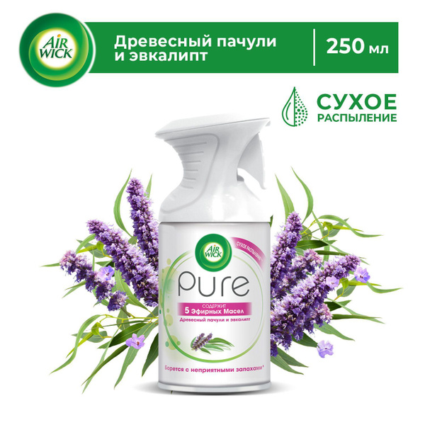 Освежитель воздуха Air Wick Pure в аэрозольной упаковке: "Древесный ...