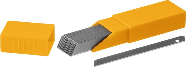 Сегментированные лезвия OLFA 9х80х0.38 мм 50 шт. OL-AB-50S - купить с доставкой по выгодным ...