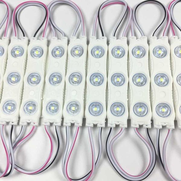 Модуль светодиодный с линзой 170гр. 2835/3LED 1.5Вт 200Лм 12V IP67 ...