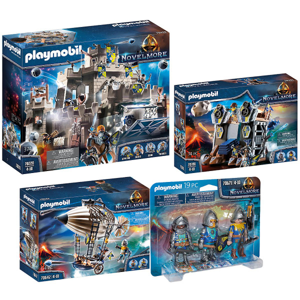 PLAYMOBIL Набор Новелмор из 4 предметов: 70220 Великий замок 70391 ...