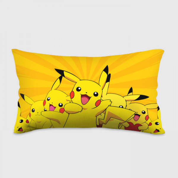 Подушка 3D антистресс PIKA PIKA PIKACHU / ПИКАЧУ 22x35 - купить по низкой цене в интернет ...
