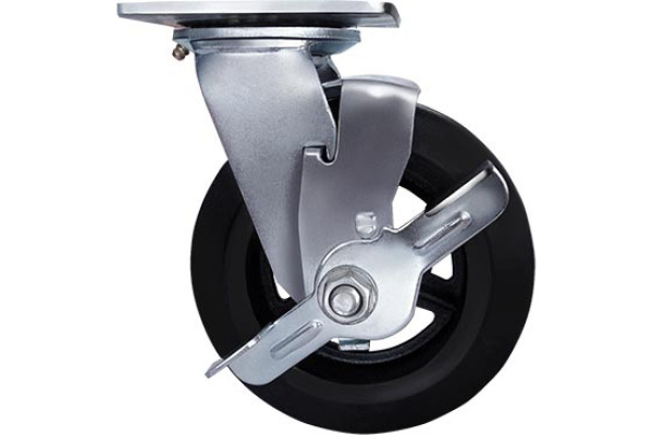 Колесо большегрузное Longway SCdb 80 поворотное с тормозом (200x50мм, 280кг) с опорой купить на ...