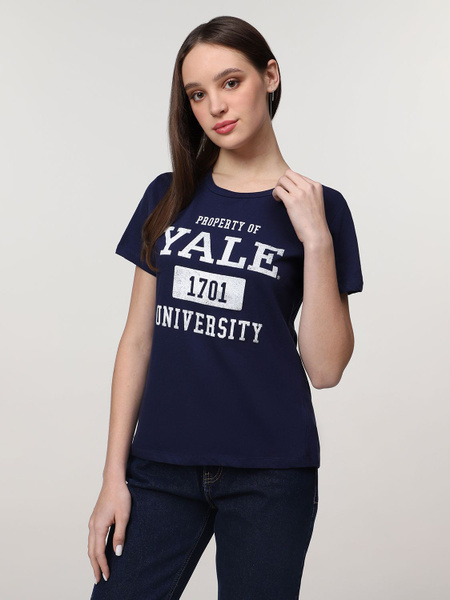 Футболка OVS, размер 46, 44, цвет синий, 100% хлопок - купить по выгодной цене в интернет ...