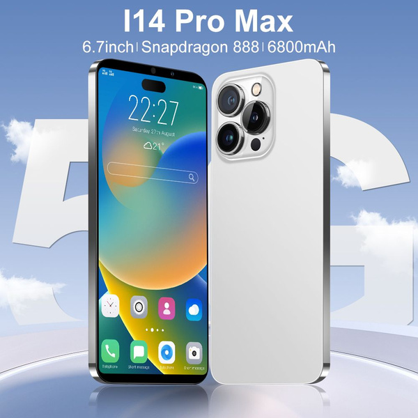 Смартфон b i14 Pro 1 ТБ 16 ГБ Белый 6.8 bi14 Pro Max купить c доставкой ...