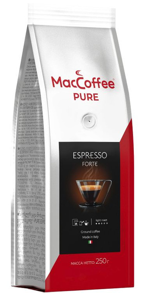 Молотый кофе MacCoffee Pure Espresso Forte (МакКофе Эспрессо Форте ...