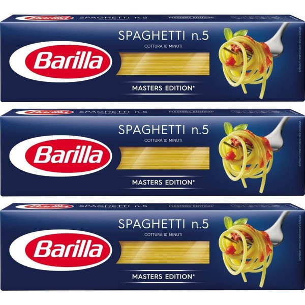 Макароны Barilla Spaghetti n.5 высший сорт 450 г 3 шт - купить с ...