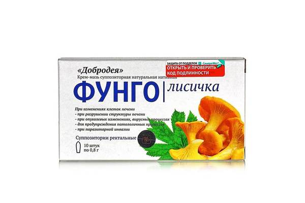 Добродея Фунго-Лисичка, антипаразитарное средства, Сашера-мед ...