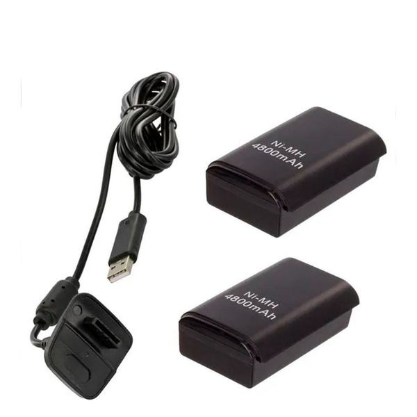 Аккумуляторы (сменная батарея) 4800 mAh (2 шт. + зарядный кабель), для ...