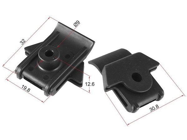 Клипса крепежная автомобильная, 100 шт. купить c доставкой на OZON по ...