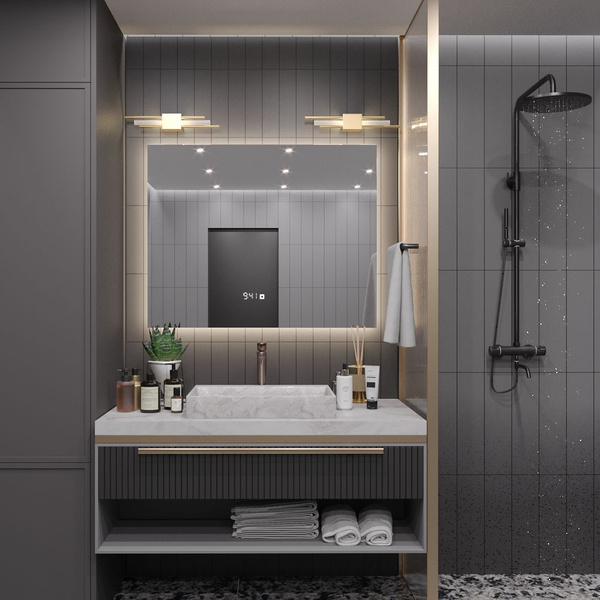 Зеркало для ванной Alias "квартал всё вместе часть 2", 60 см х 120 см купить c доставкой на OZON ...