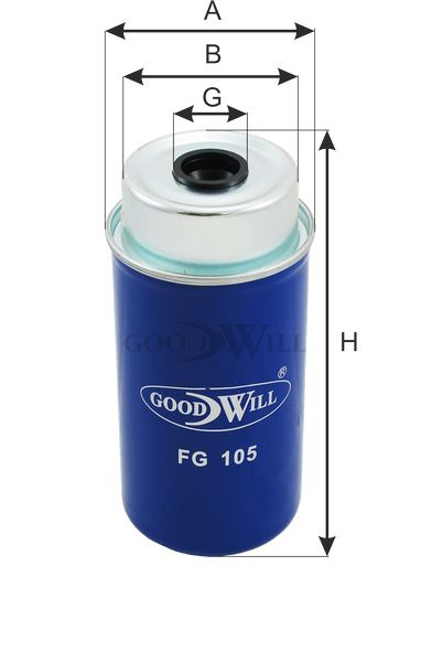 Фильтр топливный Goodwill FG105;FG 105 - купить по выгодным ценам в ...