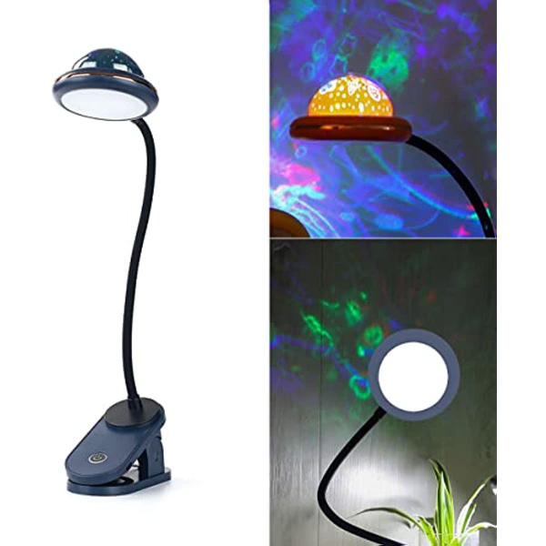 Zeshi , Перезаряжаемая USB настольная светодиодная лампа со звездообразным изображением ...