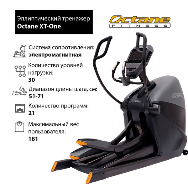 Эллиптический тренажер Octane Fitness XT-ONE Smart - купить по ...
