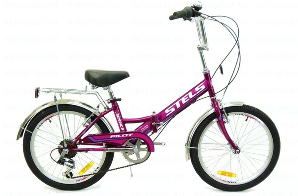 STELS Pilot-350 20" фиолетовый - купить по выгодной цене в интернет-магазине OZON (858680647)