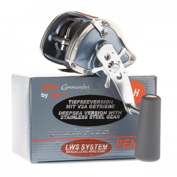 Катушка WFT PENN Commander PRO LW, Мультипликаторная, 20, Боковой ...