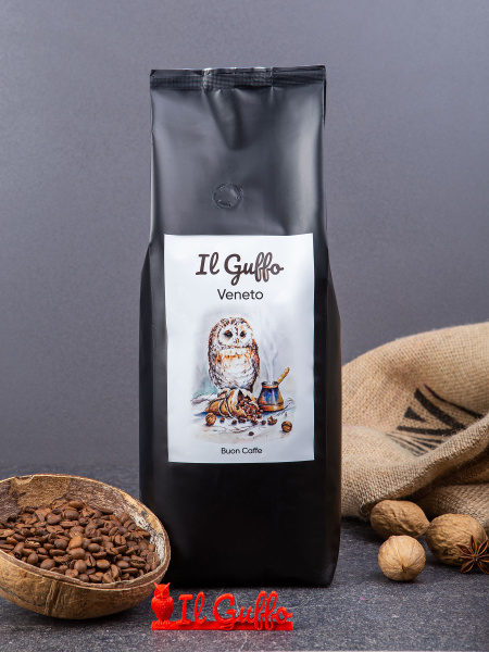 Кофе в зернах Veneto IL Guffo 100% Арабика(Бразилия) купить на OZON по ...