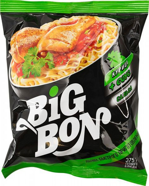 Big Bon лапша 48 шт курица соус сальса 75 г Биг Бон - купить с ...