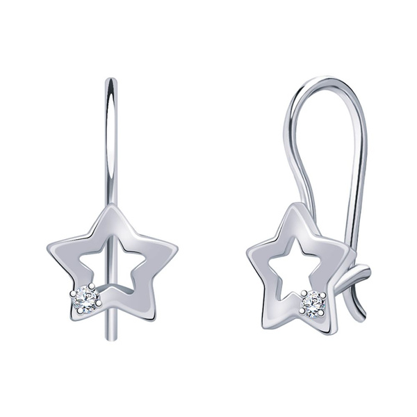 ATOLL jewelry Серьги Детские на петле - купить с доставкой по выгодным ...