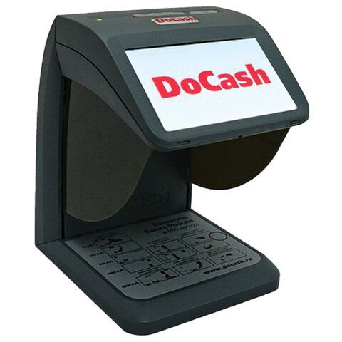 Характеристики Детектор банкнот DOCASH mini АНТИСТОКС, IR/UV/AS, просмотровый, ИК, УФ подробное ...