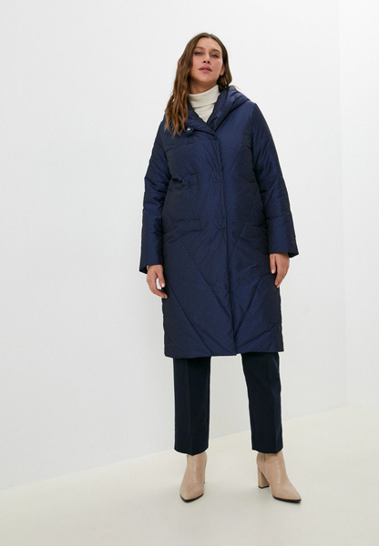 Пальто Dixi Coat, Демисезон, размер 56, цвет синий, Полиэстер - купить ...