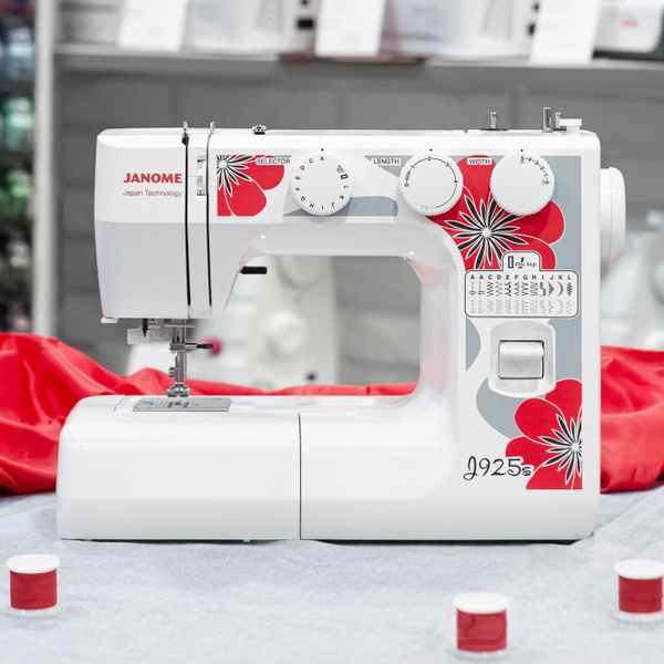 Швейная машинка электрическая для дома Janome J925S / для всех тканей ...