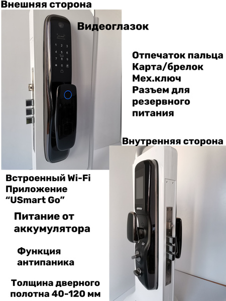 Электронный Биометрический дверной замок Mirlock FA21 - купить по ...