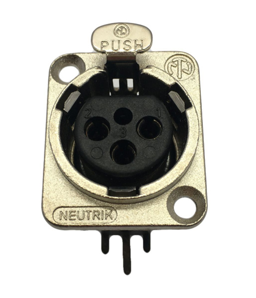 Терминал XLR (Мама) Neutrik NC3FD-H - купить с доставкой по выгодным ...
