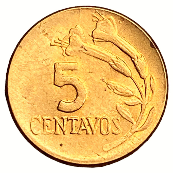 Монета Перу 5 сентаво 1978 года. Цветы - купить в интернет-магазине ...