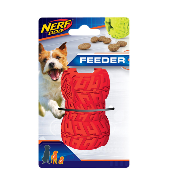 Nerf Игрушка-кормушка для собак, красная, 7 см - купить с доставкой по ...