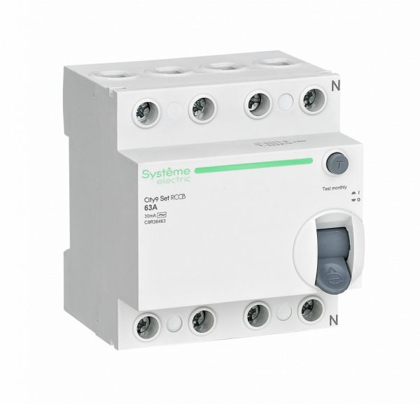 Systeme Electric City9 Set Выключатель дифференциального тока (ВДТ) 63А ...
