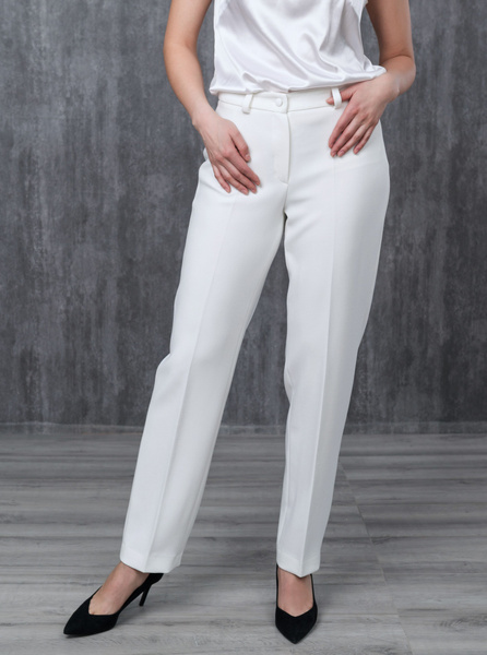 Брюки Женский Antony Little искусство обольщения со стрелками белый ...