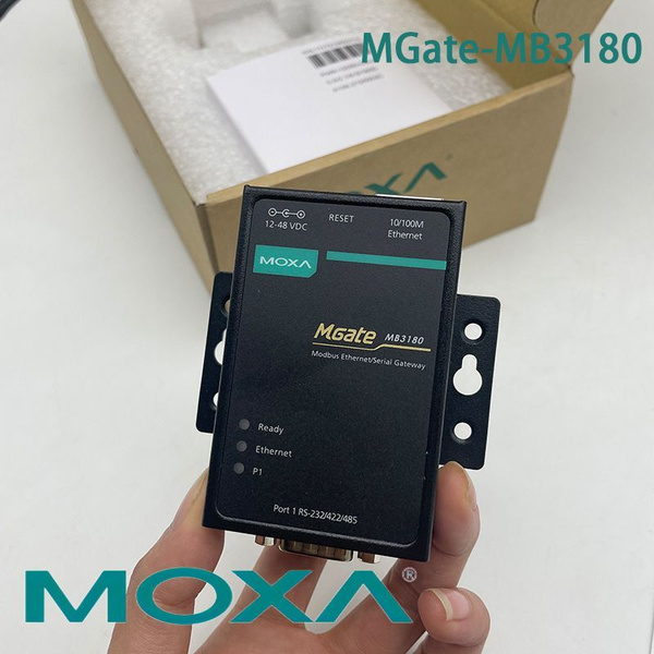 MOXA MGate MB3180 1- и 2-портовые усовершенствованные шлюзы Modbus для последовательного ...