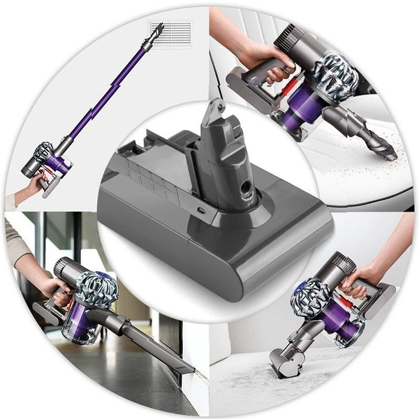 аккумулятор +для пылесоса Dyson 21,6В 6000 мАч для пылесоса DC58 DC59 ...