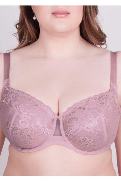 Бюстгальтер Женский Milavitsa классическая чашка, размер 70E темно-розовый Полиамид, Хлопок ...