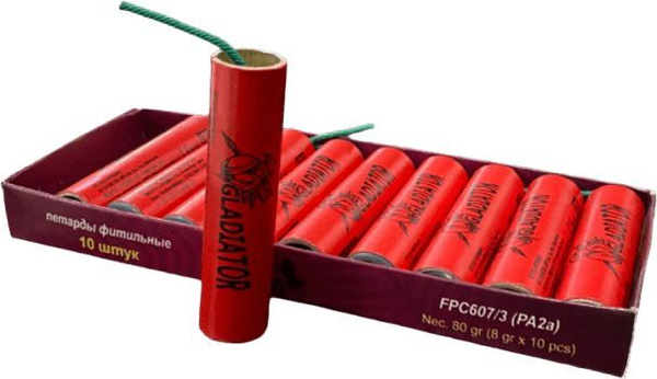 Петарды Gladiator Fpc607 3 10 штук купить с доставкой по выгодным