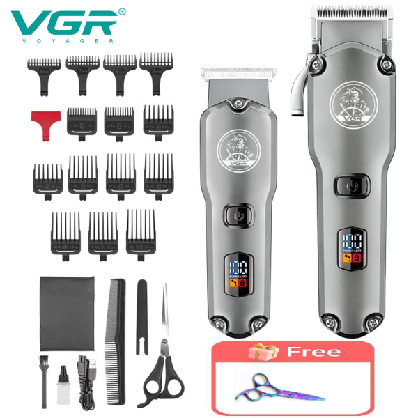 VGR Набор для стрижки vgr v675, серый металлик купить на OZON по низкой цене (1738274885)