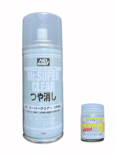 Набор лак-спрей Mr. Hobby Super Clear Matt матовый 514 ( клир ...