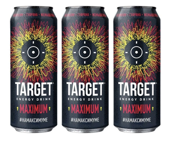 Напиток энергетический Target Maximum 450 мл х 3 шт - купить с ...