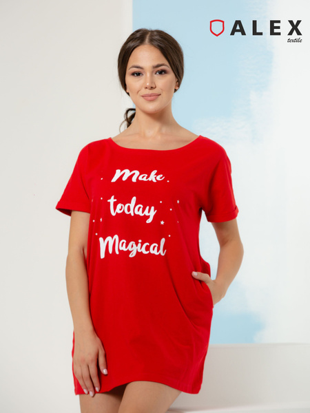 Рубашка пижамная ALEX TEXTILE - купить с доставкой по выгодным ценам в интернет-магазине OZON ...