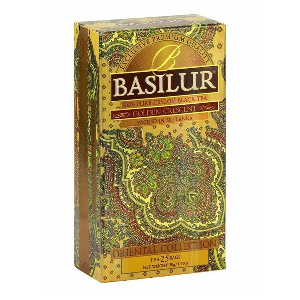 Чай черный Basilur Золотой месяц в пакетиках 2 г х 25 шт купить на OZON ...