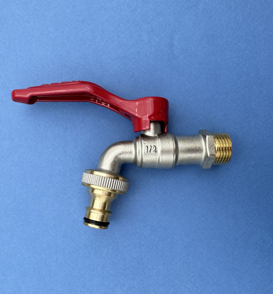 Садовый кран шаровый со штуцером KOER 1/2" наружная резьба, полива с ...