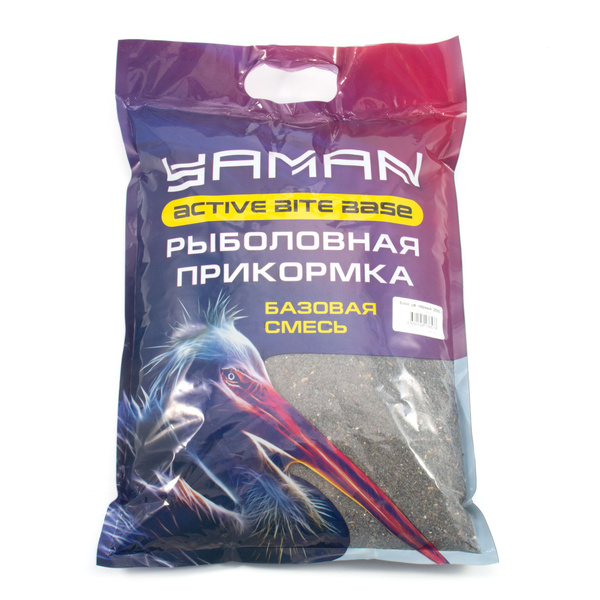 Прикормка Yaman Active Bite База, цв. чёрный, 2500 г купить на OZON по ...