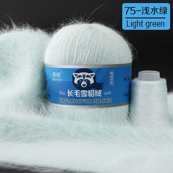 Пряжа Mink Wool Пух норки 50г, 350м 5шт+дополнительная нить купить на ...