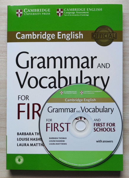 Grammar and Vocabulary for First and First for Schools, CD by Barbara ...