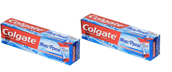 Colgate Зубная паста МАКС ФРЕШ Взрывная мята 150мл 2 шт купить с